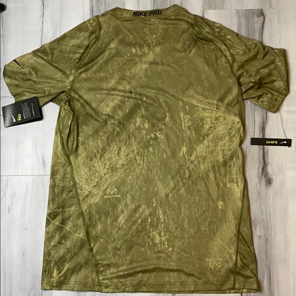 Nike | Shirts | Nike Pro Real Tree Realtree Collab Printed Dri Fit ...